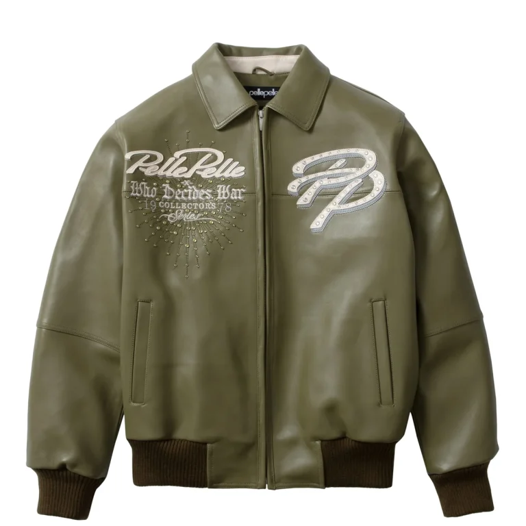 Pelle Pelle Greatest Of All Time Marc Buchanan Olive Jacket